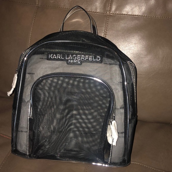 Karl Lagerfeld | Bags | Karl Lagerfeld Mesh Small Backpack | Poshmark